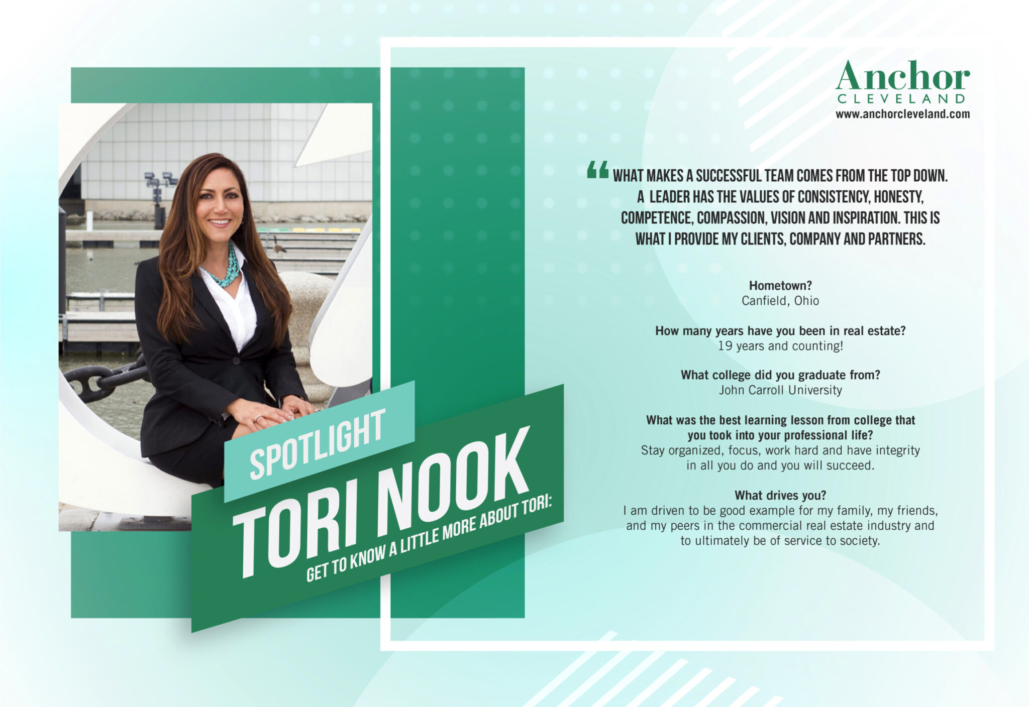 Team Spotlight on Tori Nook | Anchor Retail