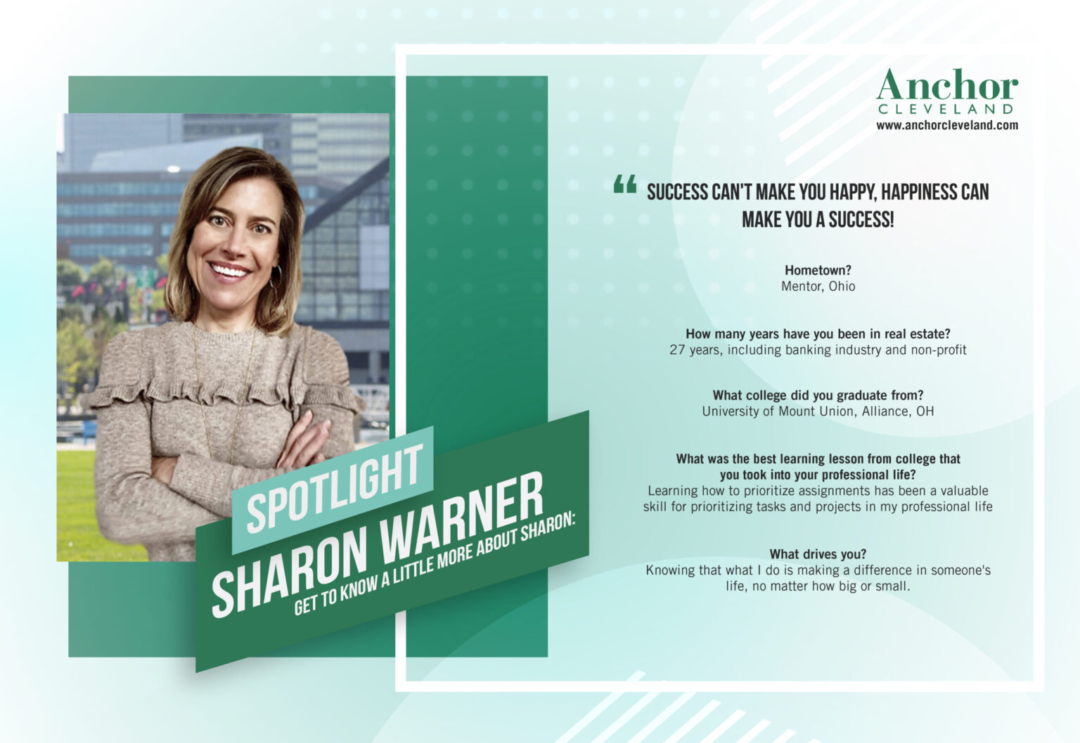 Team Spotlight on Sharon Warner | Anchor Retail